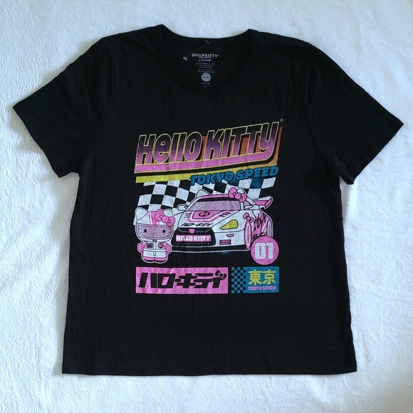Hello Kitty | Tops | Hello Kitty Tokyo Speed Tee Nwot | Poshmark